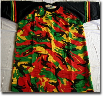 Reggae Mesh Tee Shirts - Reggae And Rasta Hawaii Clothing And Products