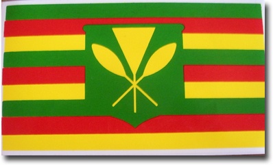 Rasta Hawaii Sticker - Reggae And Rasta Hawaii Clothing And Products